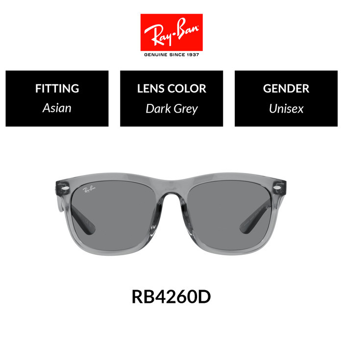 Jual RAY-BAN RB4260D 645087 Asian Fitting Sunglasses 57mm | Shopee ...