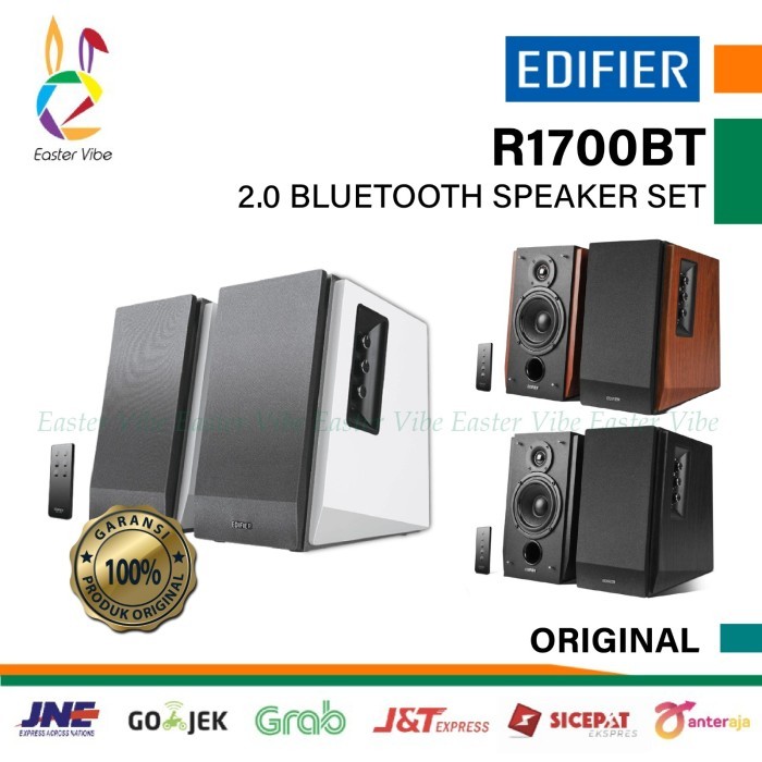 Jual Edifier R1700Bt Speaker Bookshelf Set Active 2.0 Bluetooth 5.1 | Shopee Indonesia