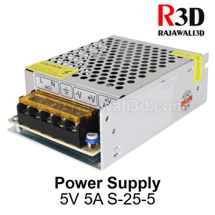 Jual Power Supply Switching 5V 5A 25W S-25-5 Alumunium | Shopee Indonesia