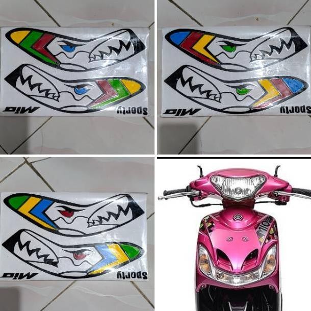 Jual BEST SELLER Stiker Lampu Yamaha Mio Sporty Sticker Cutting Mata ...
