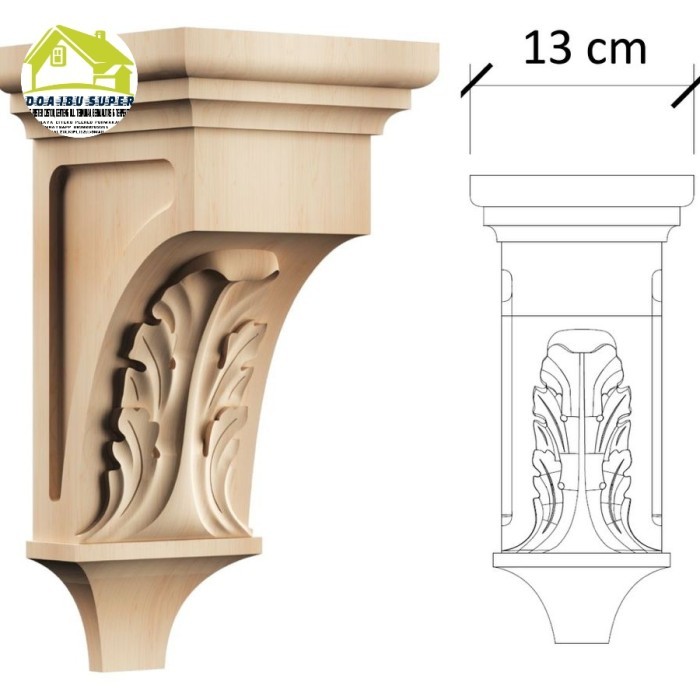 Jual READY STOK!! corbels korbel mamanukan spot dagu profil hiasan ...