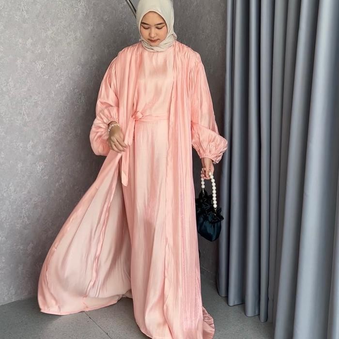 Jual New! Set outer shimmer outer shimmer dress shimmer baju kondangan ...