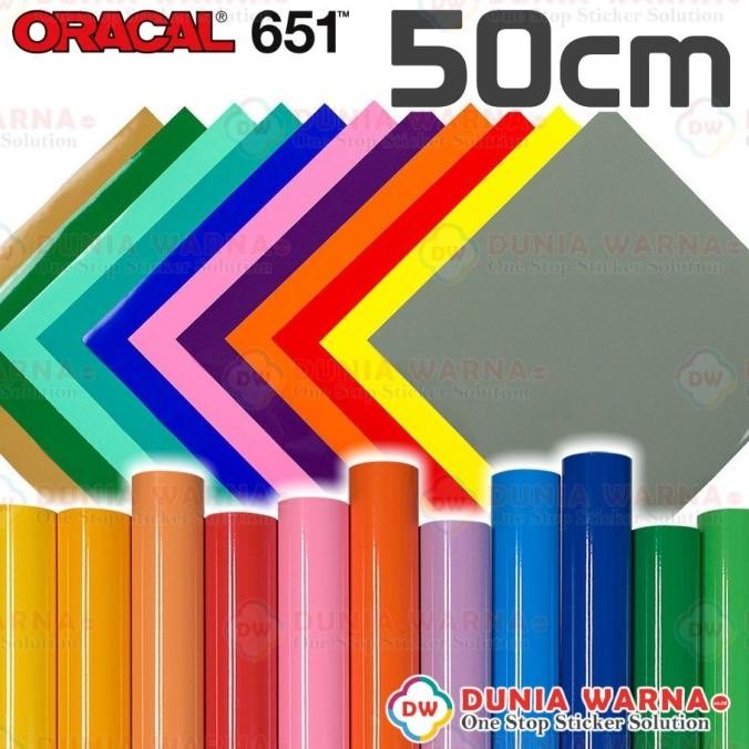 Jual Oracal 651 Gloss/Doff ALL COLOR (Kecuali 090 091 092) Lebar 50 cm ...