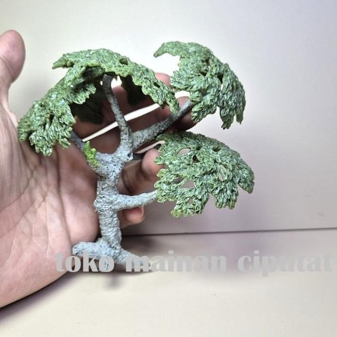 Jual Ready Miniatur pohon kayu old timber kecil PVC ama toys ...