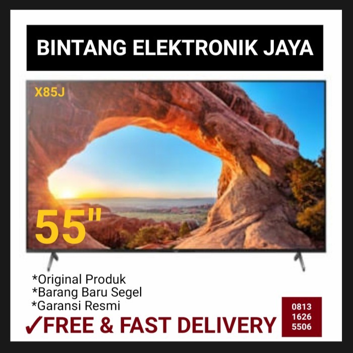 Jual SONY KD-55X85J 55" 4K HDR 120FPS DOLBY VISION ATMOS X85J GOOGLE TV ...