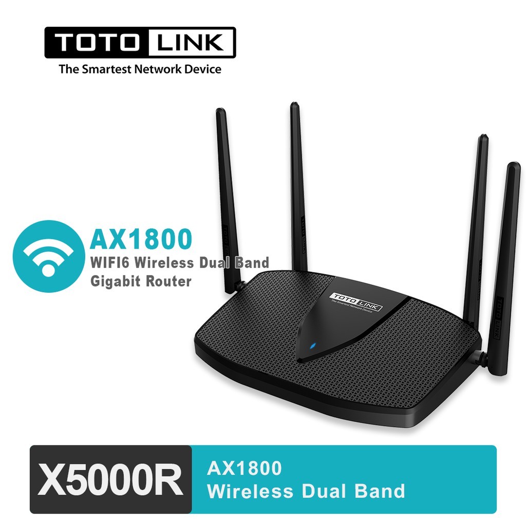 Jual TOTOLINK X5000R - Wireless Dual Band Gigabit Router | Shopee Indonesia