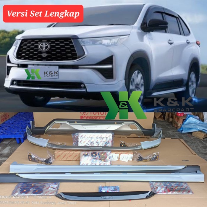 Jual Bodykit Body Kit Innova Zenix Modelista (100% Ori dan set lengkap ...