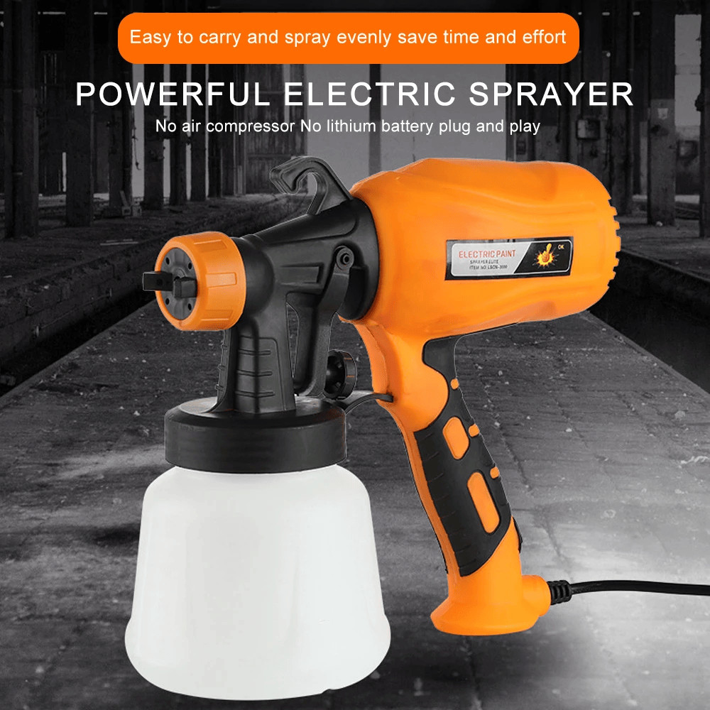 Jual Penyemprot Cat Electric Spray Gun Paint Sprayer 550W 900ml LSCN ...