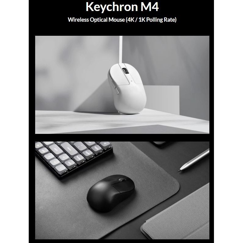 Jual Keychron M4 Wireless Mouse | Shopee Indonesia