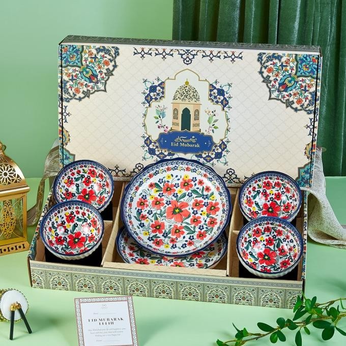 Jual New Item!, Ramadhan Gift Box Flower Bowl & Plate Hamper Parsel ...