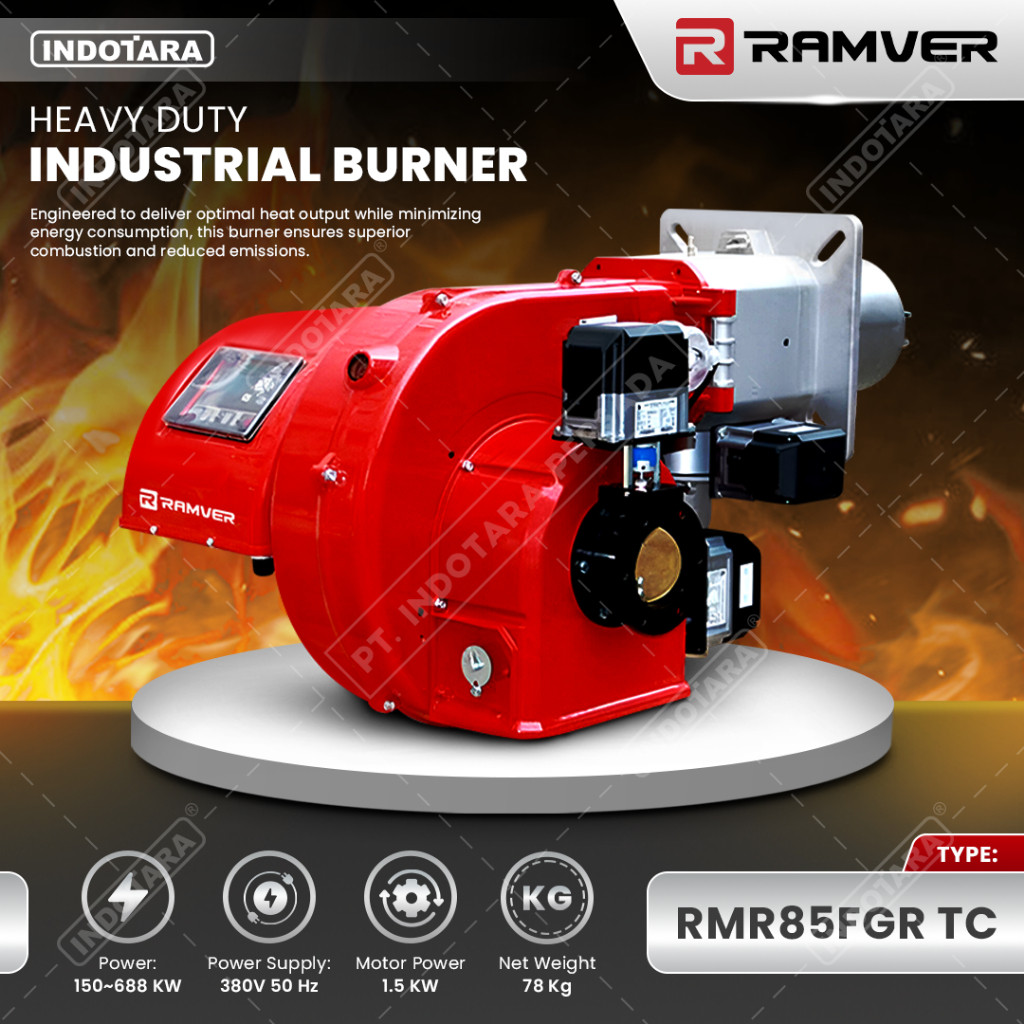 Jual Industrial Burner Ramver - Gas Industri Untuk Pengecoran Logam RMR ...