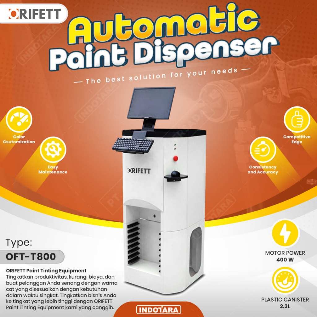 Jual Automatic Paint Dispenser / ORIFETT Automatic Paint Dispenser OFT ...