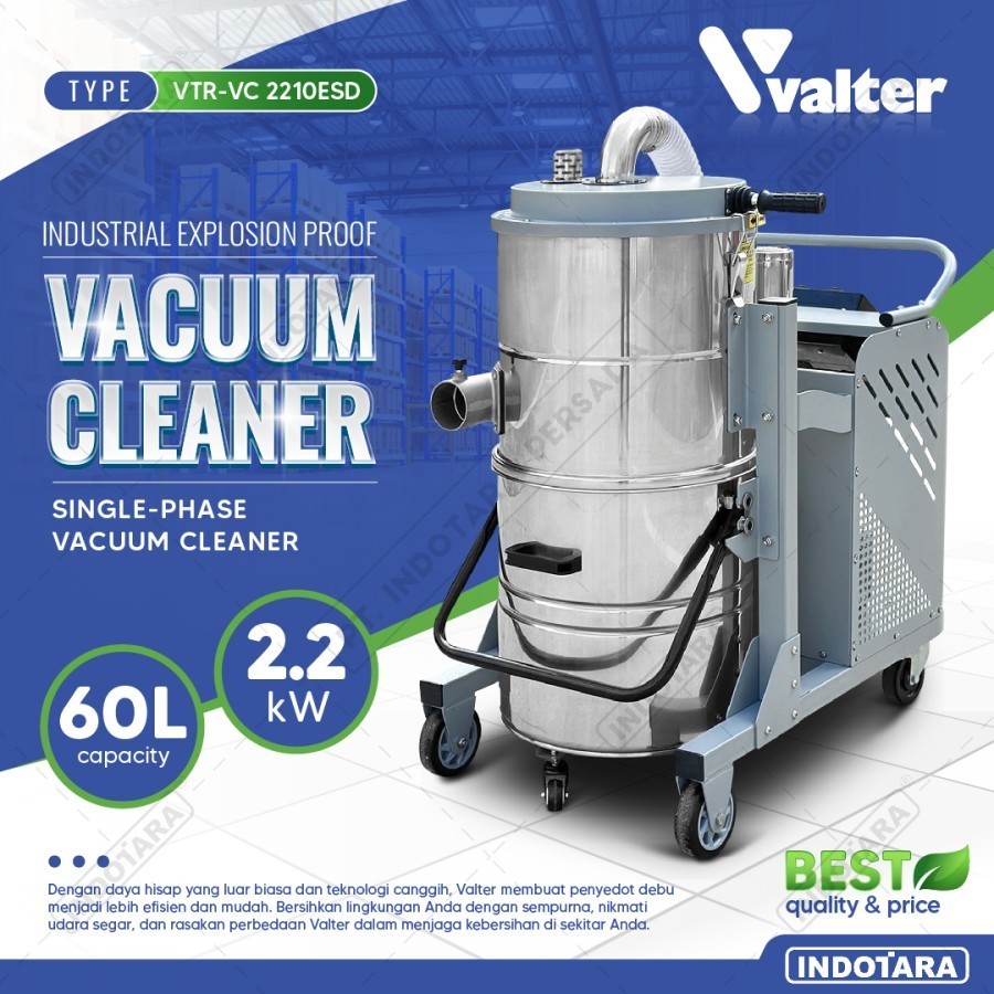 Jual Industrial Vacuum Cleaner Wet & Dry Valter Series - Berbagai ...