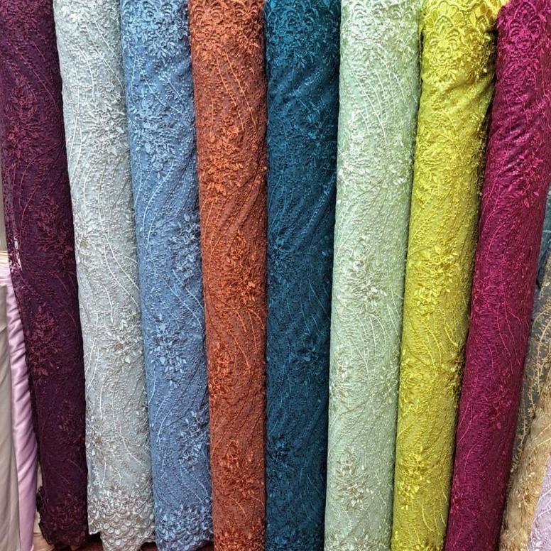 Jual Bahan Kain Tile Spider Model Rajut Full Squin Kekinian Banyak ...