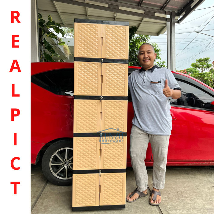 Jual Lemari Plastik Susun 5 Lemari Baju Plastik Susun 5 Minimalis Kuat ...