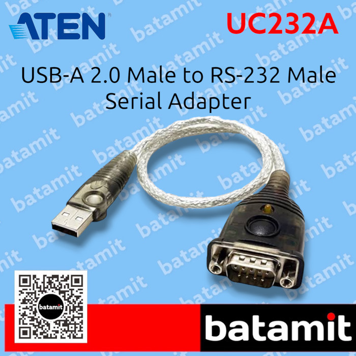 Jual ATEN UC232A - USB to RS-232 Adapter Converter Cable | Shopee Indonesia