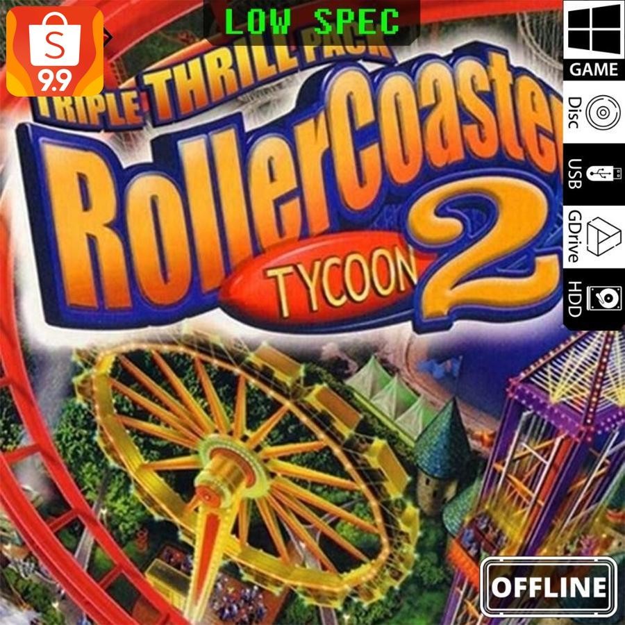 Jual rollercoaster tycoon 2 triple thrill pack pc full version/game pc ...