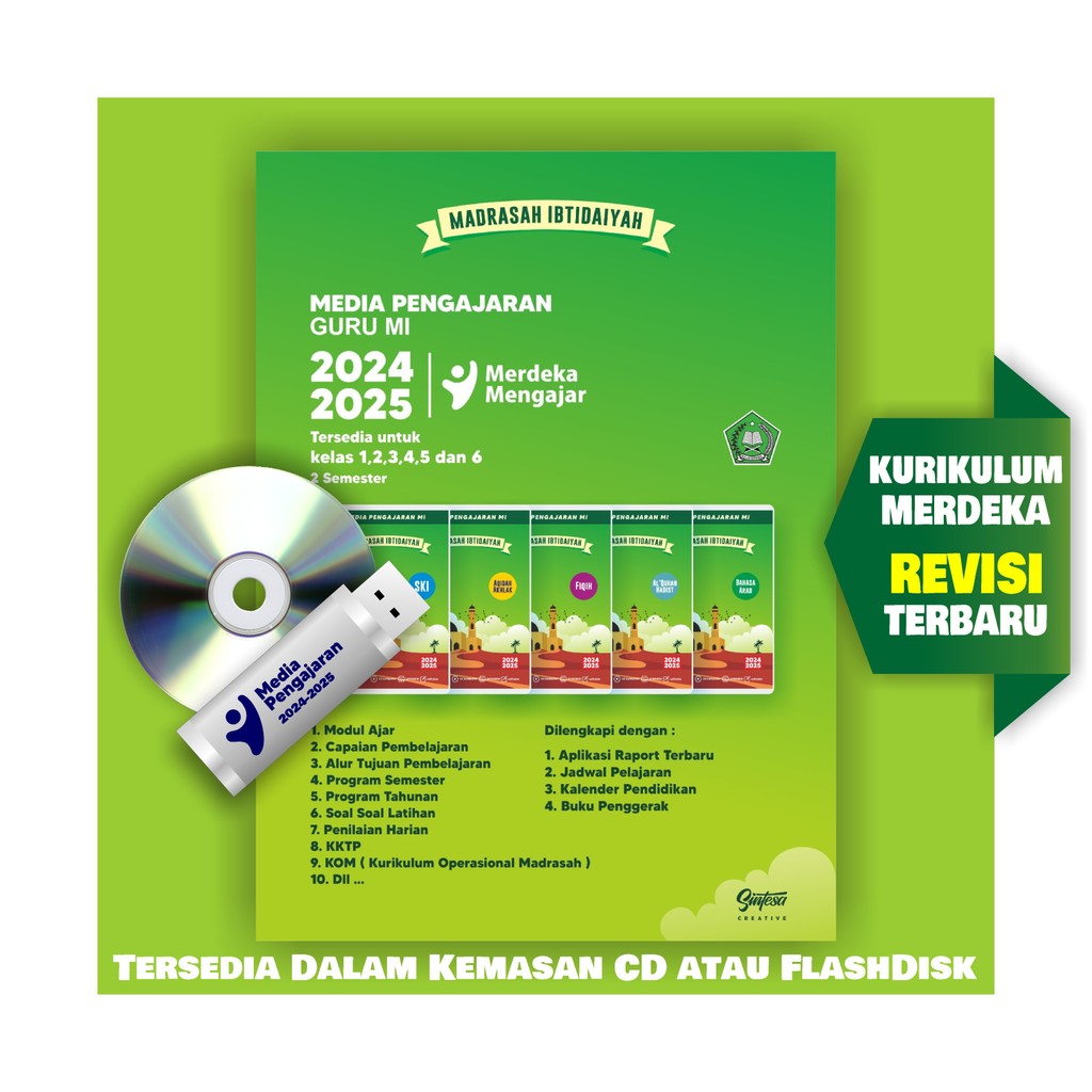 Jual CD/FD RPP MODUL AJAR KURIKULUM MERDEKA MI KELAS 1 - 6 REVISI TERBARU TA 2024-2025 FULL 2 ...