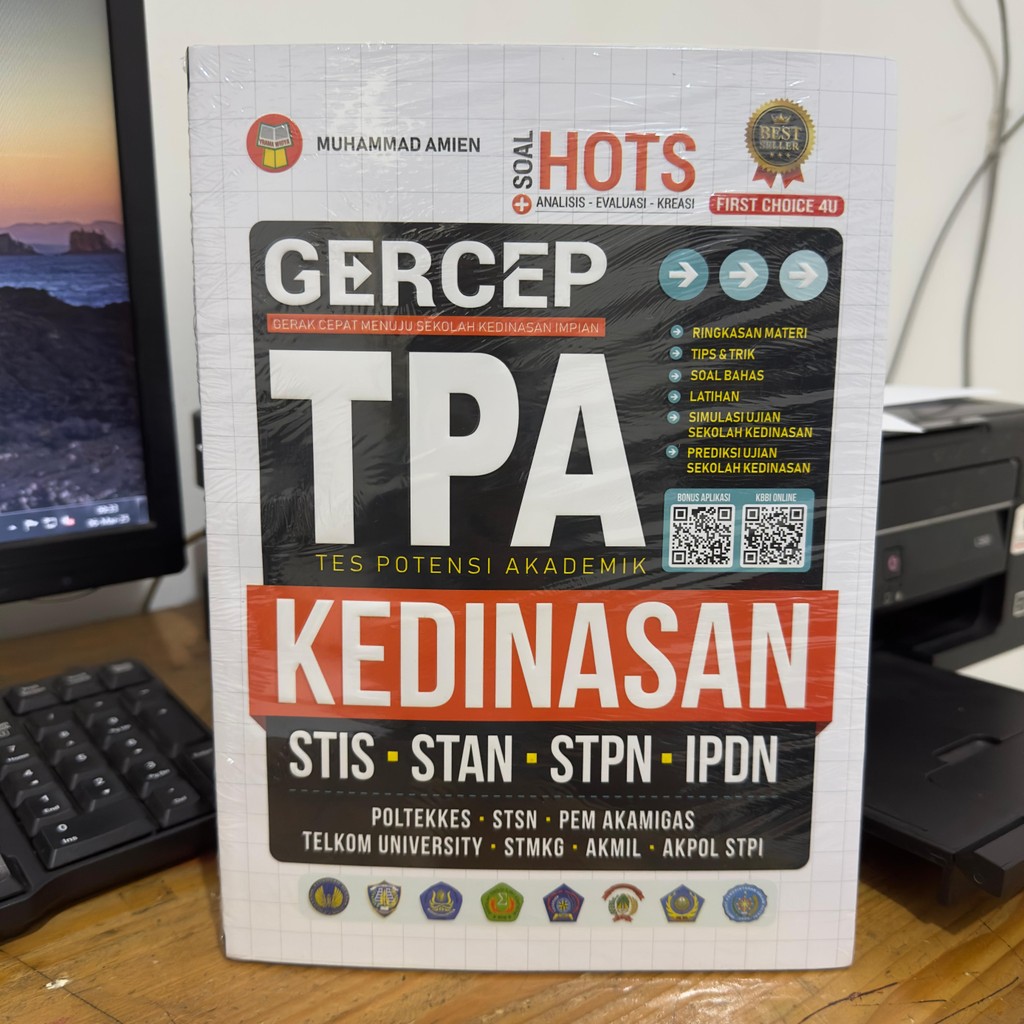 Jual BUKU GERCEP TPA (TES POTENSI AKADEMIK) KEDINASAN (SOAL STAN, STIS ...