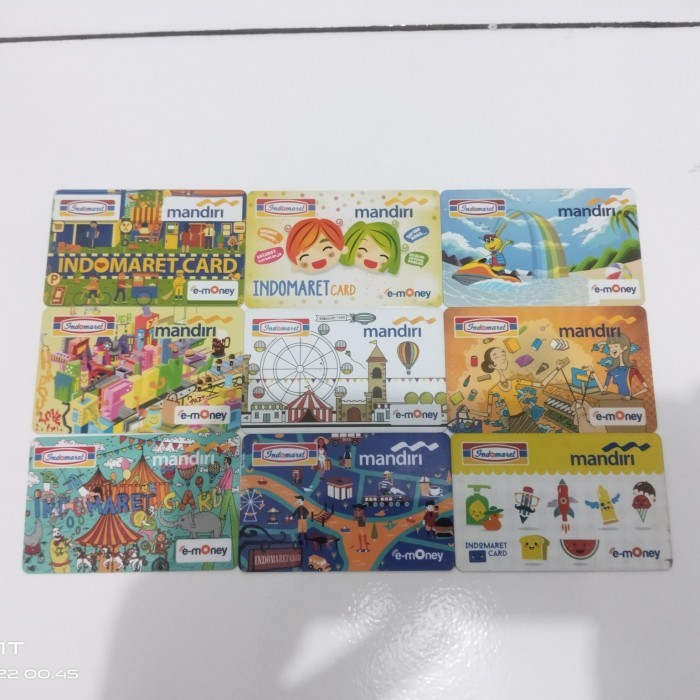 Jual Kartu Indomaret Card E Toll E-Toll Card Emoney E Money Mandiri ...
