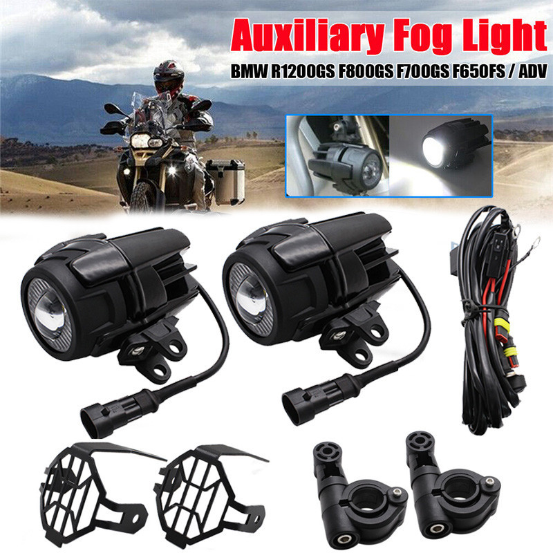 Jual CMTOFIC Motorcycle LED Spotlight Headlight Motorcycle LED Fog Lights For BMW R1200GS ...