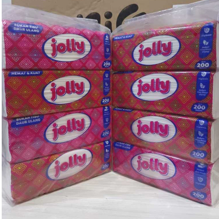 Jual Jolly Tissue Facial 200gr x 4pack | Shopee Indonesia