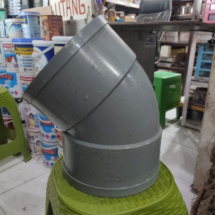Jual Knee 8inch Merk CM 45 Derajat Elbow 8inch Sambungan Paralon 8 inch ...