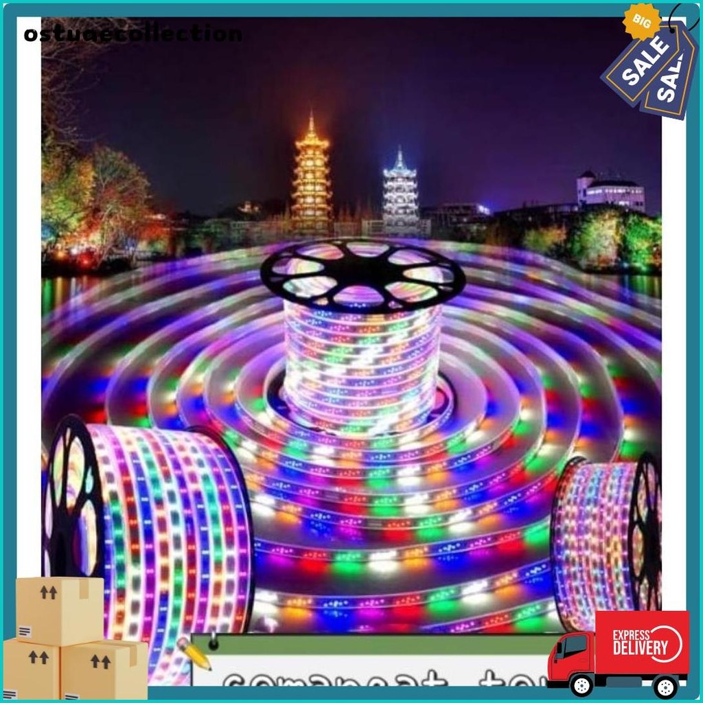 Jual Paket Lampu Led Selang 2835 20M 30M 220V Rgb Warna Warni ...
