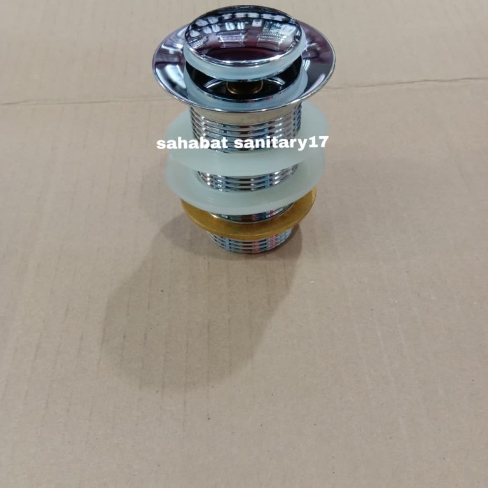 Jual Afur wastafel pencet/kepala pembuangan wastafel pop-up/model toto ...