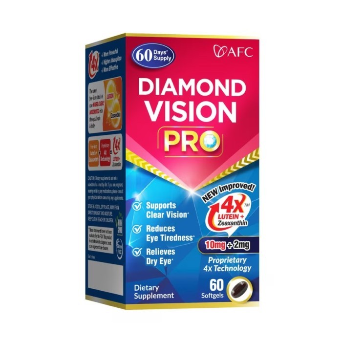Jual AFC Japan Diamond Vision PRO 4X 60 Softgels | Shopee Indonesia