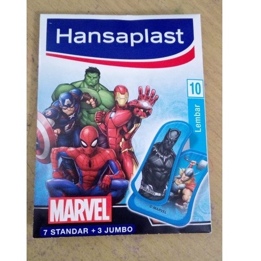Jual Marvel ISI 10 LEMBAR HANSAPLAST Kain Elastis & Disney Series ...