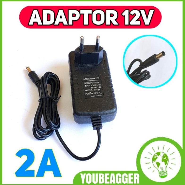 Jual Adaptor 12V 2 Ampere | Shopee Indonesia