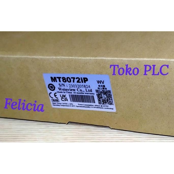 Jual MT8072iP Weinview / Weintek HMI pengganti MT6071iP MT8071iP ...