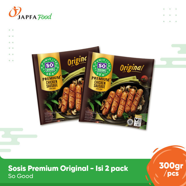 Jual So Good Sosis Premium Original 300gr - Isi 2 pack | Shopee Indonesia