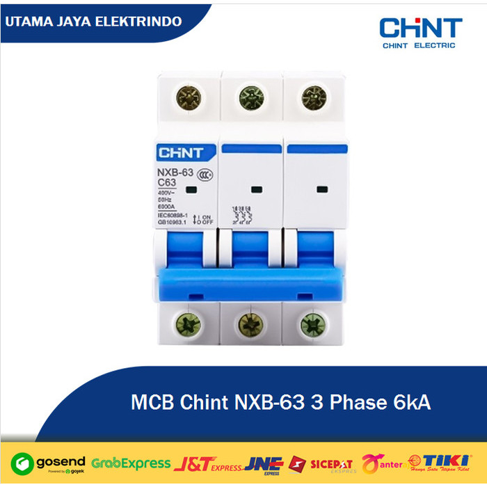 Jual MCB Chint 3 Phase 25 Ampere 6kA NXB-63 - ORIGINAL - MURAH | Shopee ...