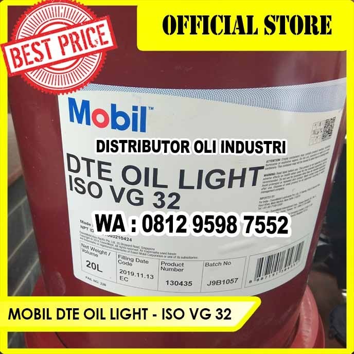 Jual Baru Mobil Dte Oil Light (Ready Stock - Iso Vg 32) | Shopee Indonesia