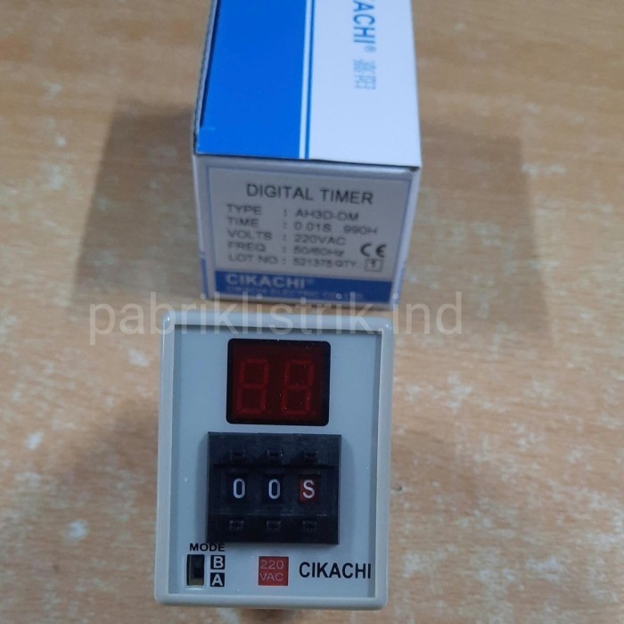 Jual Digital Timer AH3D DM 220VAC 2 digit Cikachi original | Shopee ...