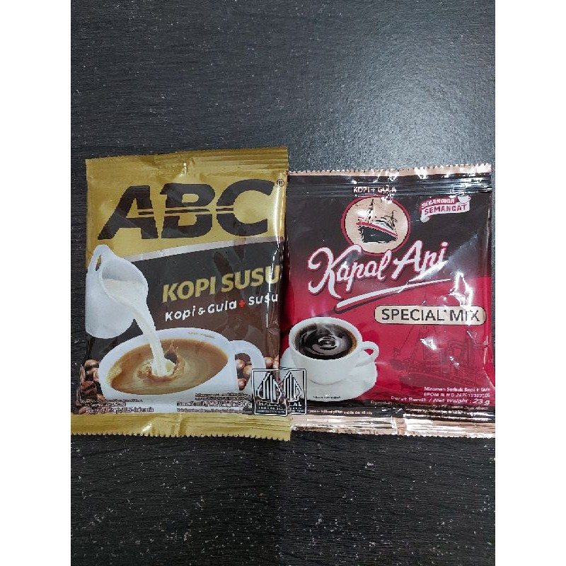 Jual Kapal api special mix sachets 23gr / Kopi susu ABC kopi&gula+susu 30g | Shopee Indonesia