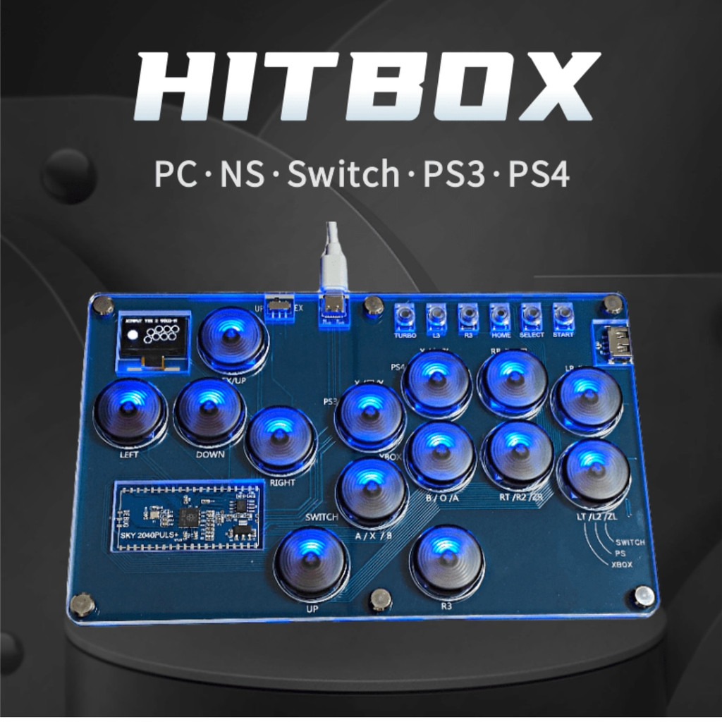 Jual Jets Hitbox Controller Keyboard For Ps4 Ps3 Switch Android Arcade Fighting Pc Raspberry