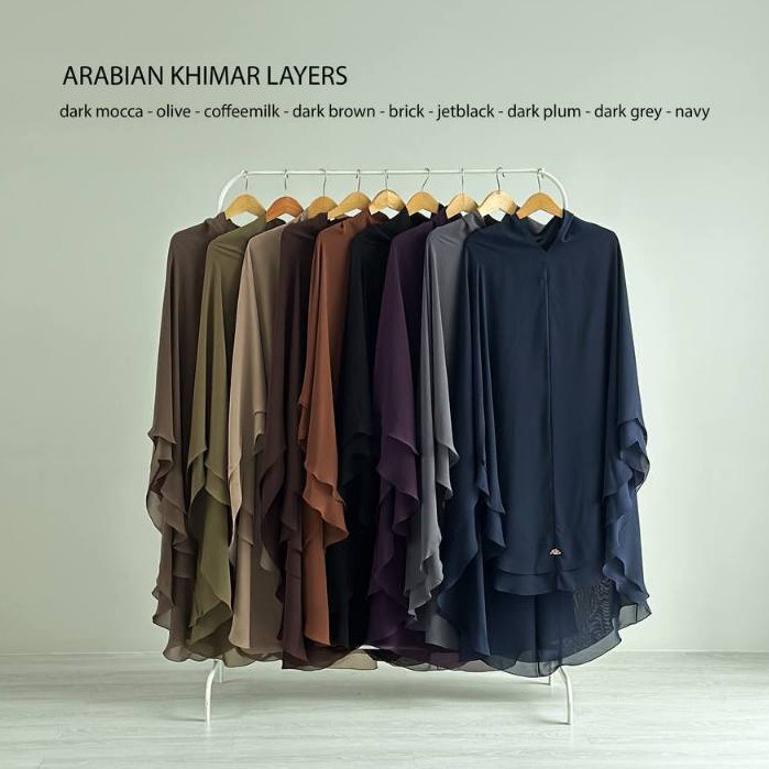 Jual Arabian Khimar Nonpad dan FK ( Arabian Chiffon Import ) | Shopee ...