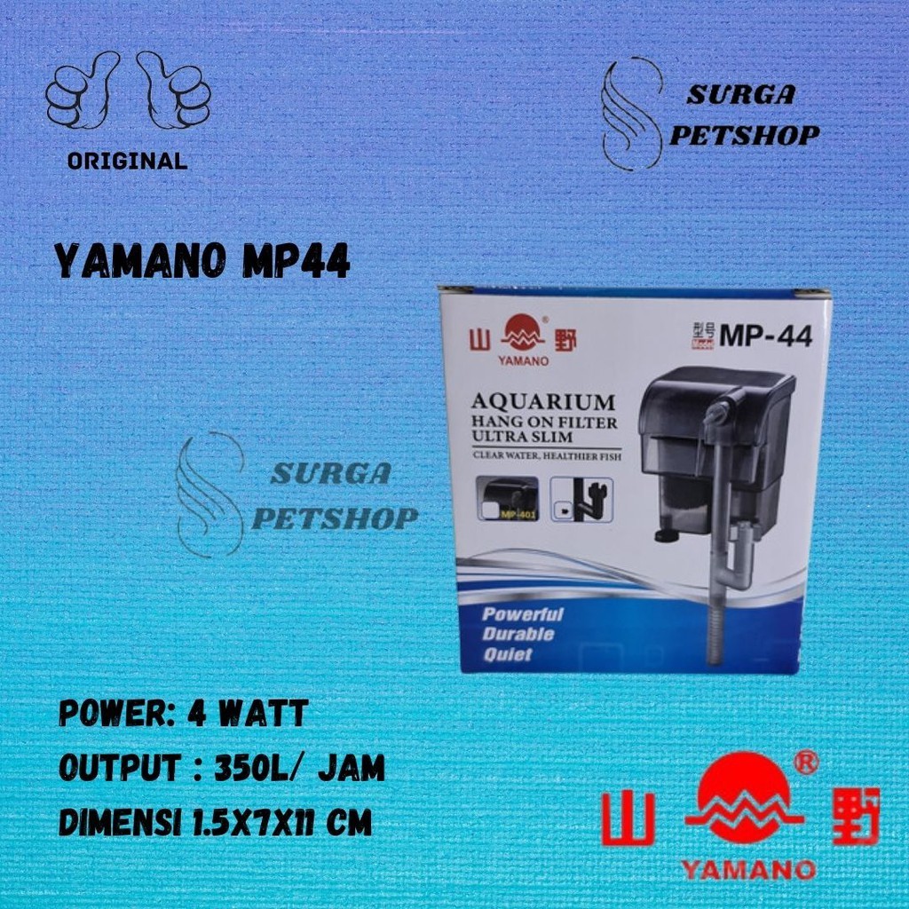 Jual YAMANO MP44 GANTUNG HANG HANGING ON FILTER ULTRA SLIM 350 LITER ...