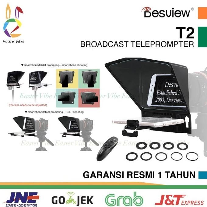 Jual Desview Besview T2 Broadcast Teleprompter For Camera Interview ...