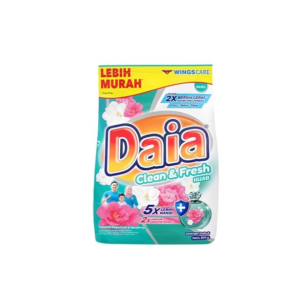 Jual DAIA DET POWDER CLEAN & FRESH 800 GR | Shopee Indonesia