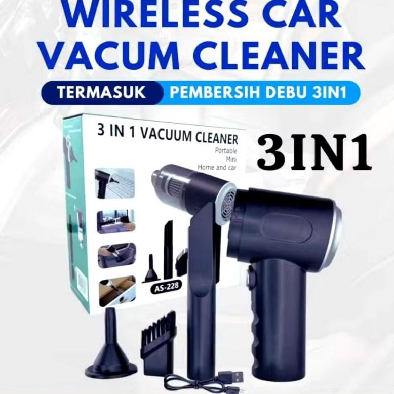 Jual TU26 Vacum cleaner 3 in 1 MENGHISAP DAN MENIUP mobil charger ...