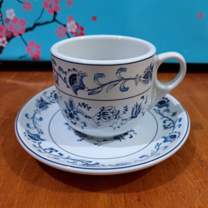 Jual COFFEE SET MING / TEA SET / KOPITIAM / ORIENTAL BLUE | Shopee ...