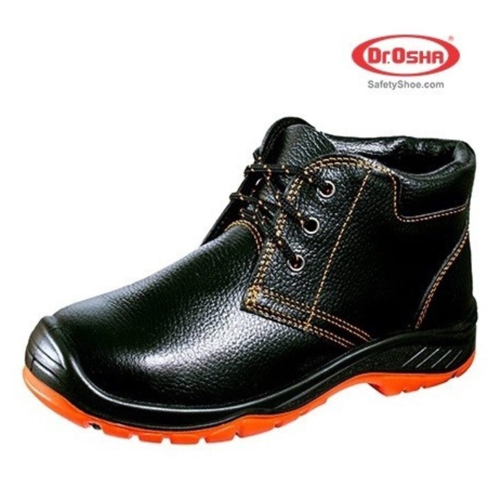 Jual Dr OSHA Titanium 9258 S1 Safety Shoes Ankle Boot - Black | Shopee Indonesia