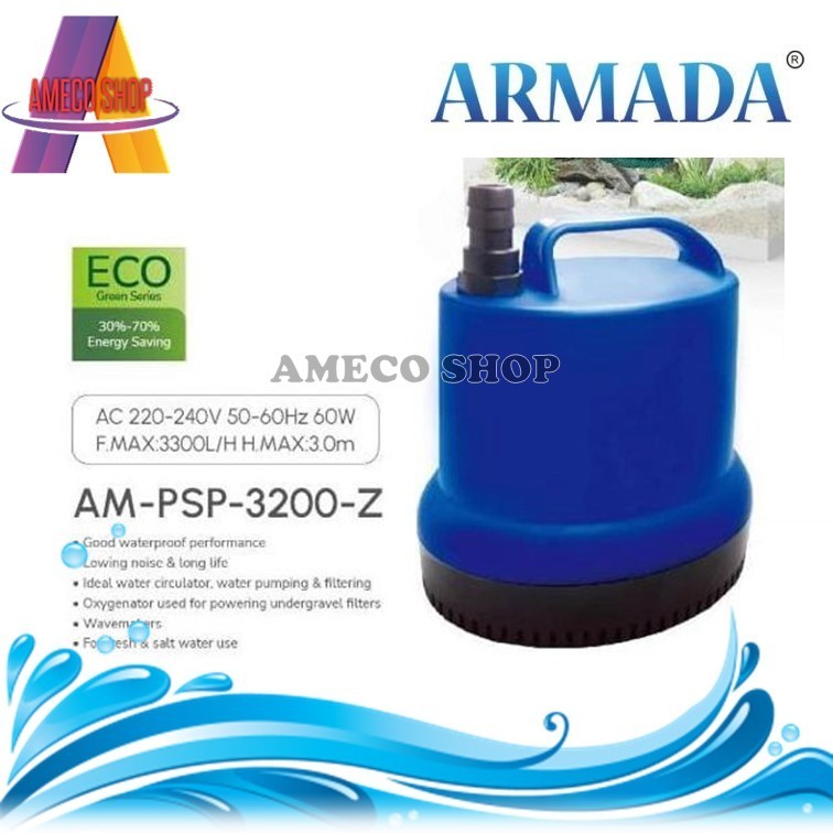 Jual Armada Am Pp 3200 Z Water Pump Pompa Air Celup Olam Aquarium ...