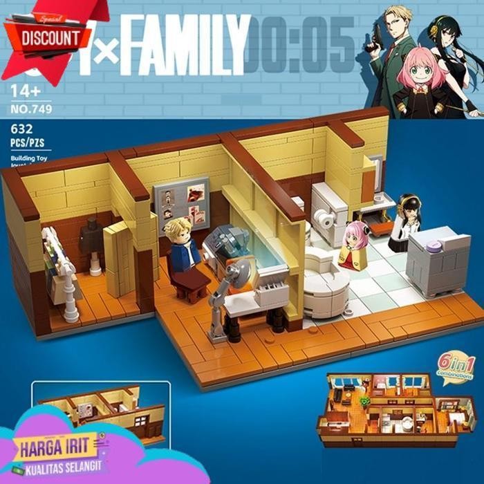 Jual FLASH SALE SPY X FAMILY ROOM ANIME FIGURE LOID ANYA YOR FORGER ...