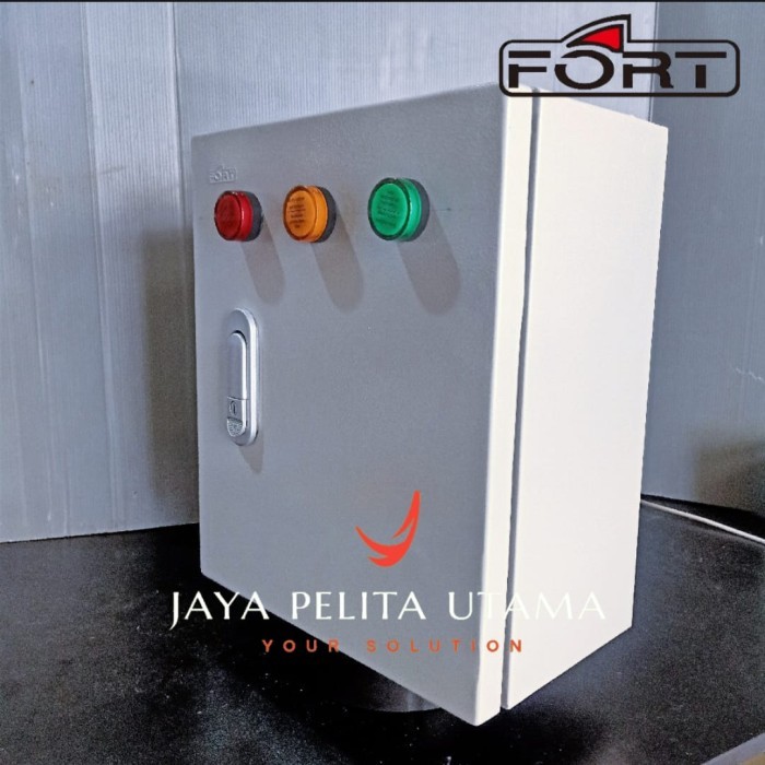 Jual Unik Box Panel 30X25X15 + Pilot Lamp Rst Metal Indoor Full1Mm ...