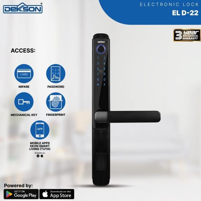 Jual Produk Baru!! Dekkson Smart Door Digital Lock Kunci Pintu Handle ...